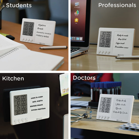 Timer Clock for Study with Mini Whiteboard | Time Board – Everyday ...
