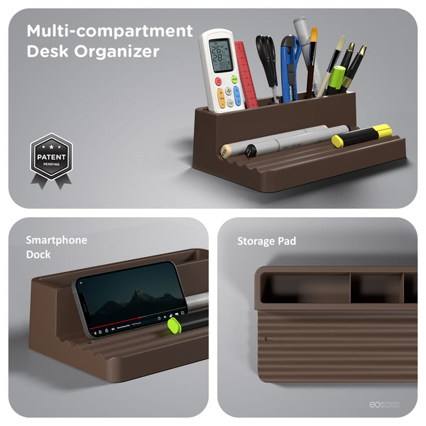 Groovemate - Desk Organizer with Multi-Compartment Storage – Everyday ...